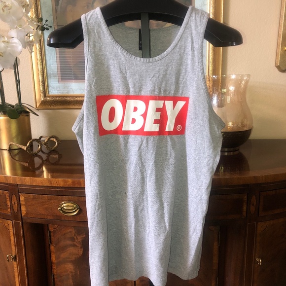 Obey | Shirts | Obey Graphic Tank Top | Poshmark